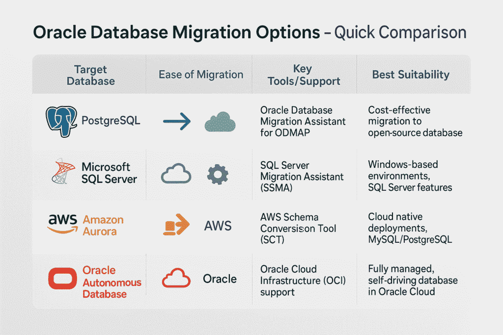 Easiest Ways to Migrate from Oracle – Database Comparison Guide - Newt ...